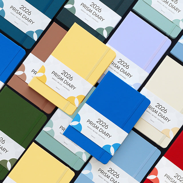 2026 PRISM B6 Weekly Diary [12colors] | Weekly Planner – dubudumo