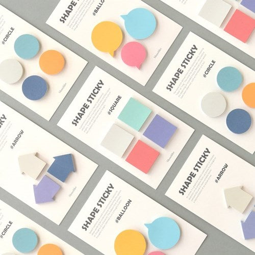 SHAPE Sticky Notes [4types] – dubudumo