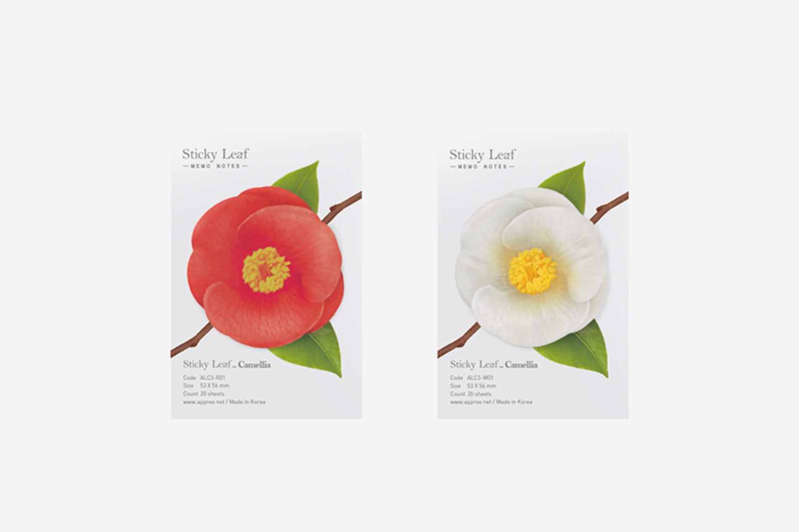 Camellia Sticky Notes S [2colors] – dubudumo