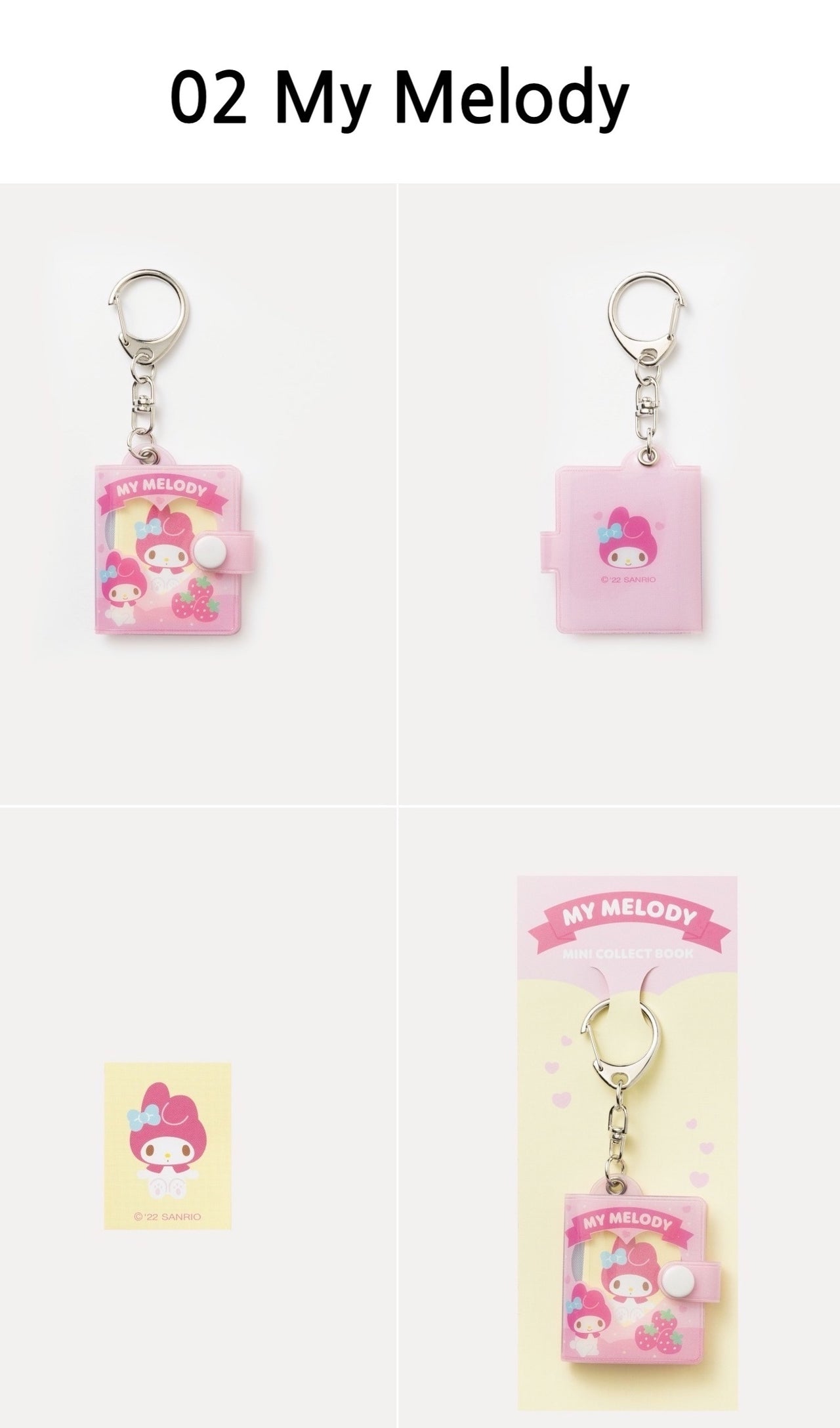 SANRIO Clear Mini Collect Book [7types] – dubudumo
