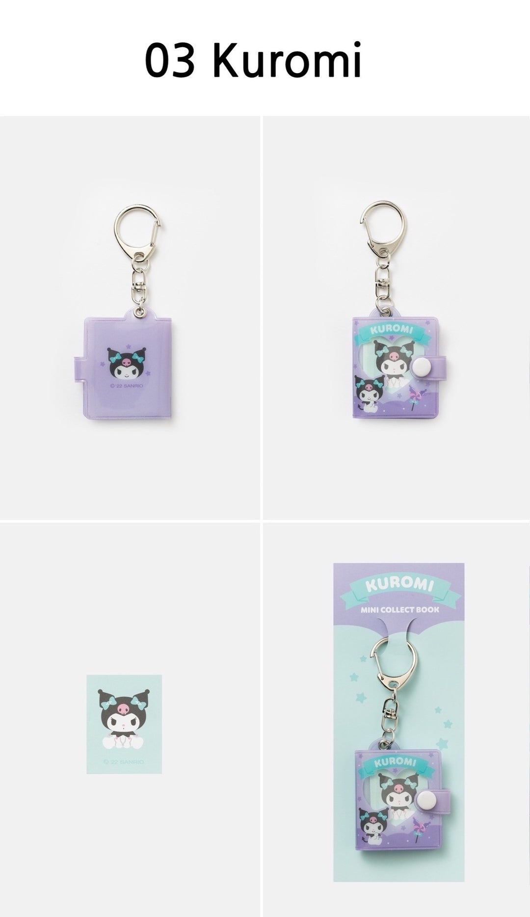 SANRIO Clear Mini Collect Book [7types] – dubudumo