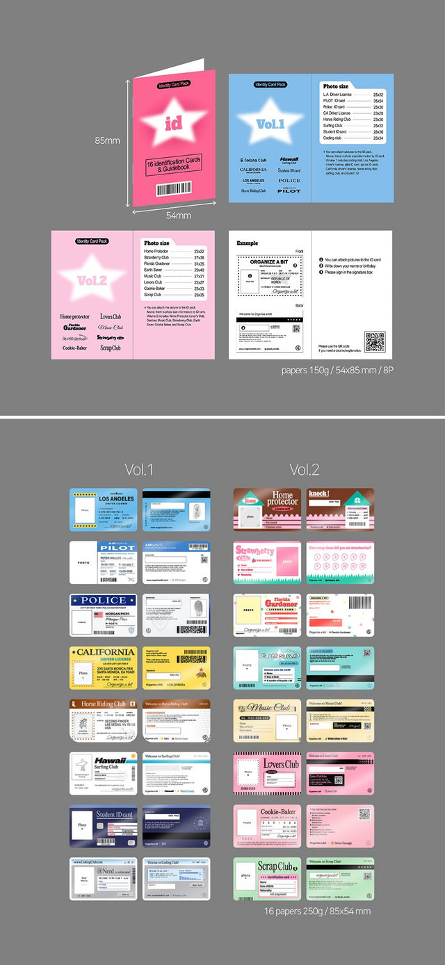 OAB ID Card Sticker Pack – dubudumo