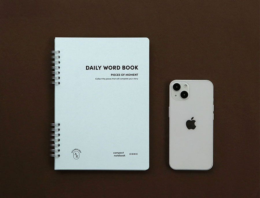 ICONIC Daily A5 Vocabulary Word Notebook [2colors] | Word Book – dubudumo