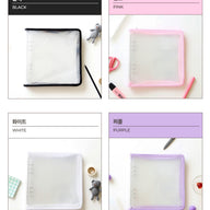A5 WIDE 6ring Glitter Binder Cover [4colors] – dubudumo