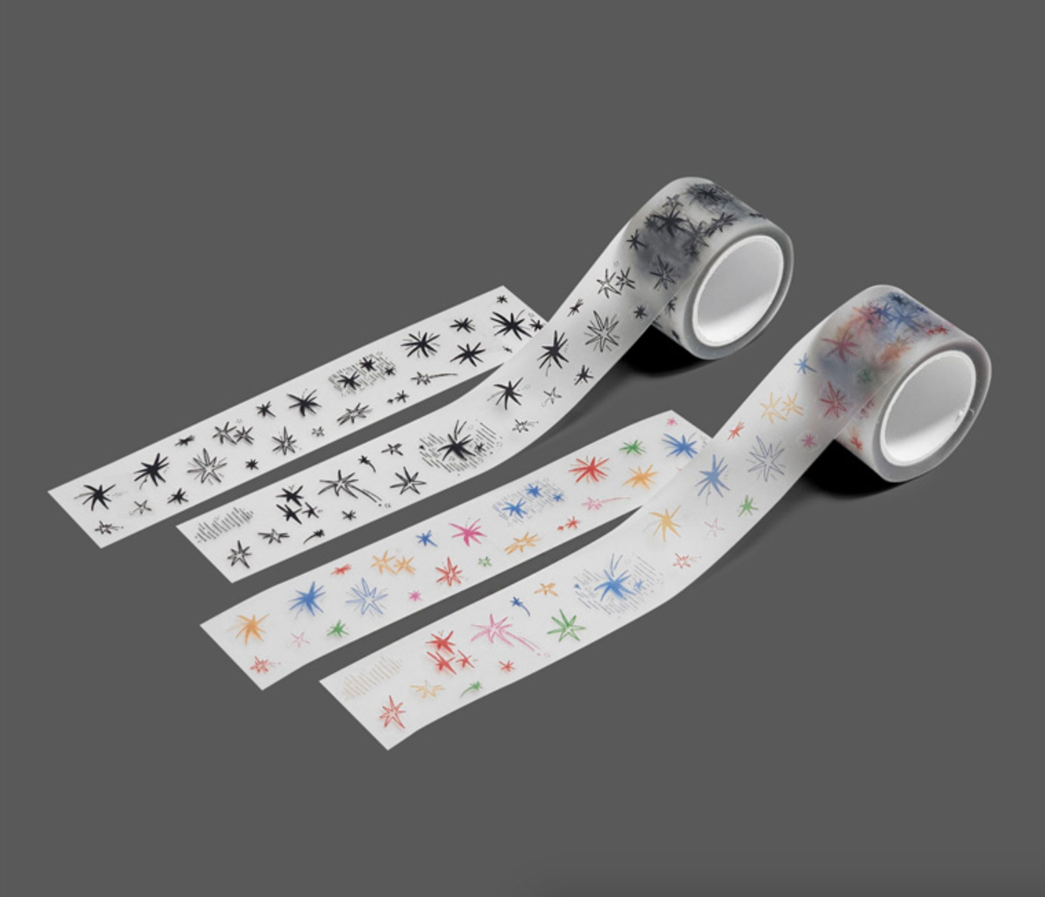 GLEN Shooting Star Kiss Cut Tape[2colors] – dubudumo