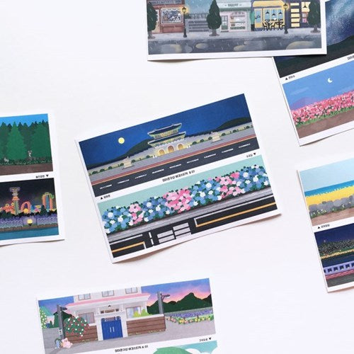 Background Scenery Sticker Set [3types] – dubudumo