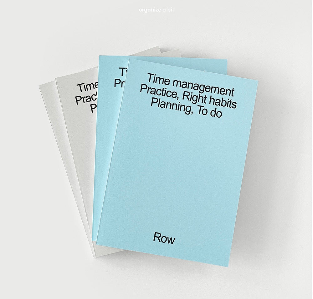 OAB Row Week Planner for 6months [2colors] – dubudumo