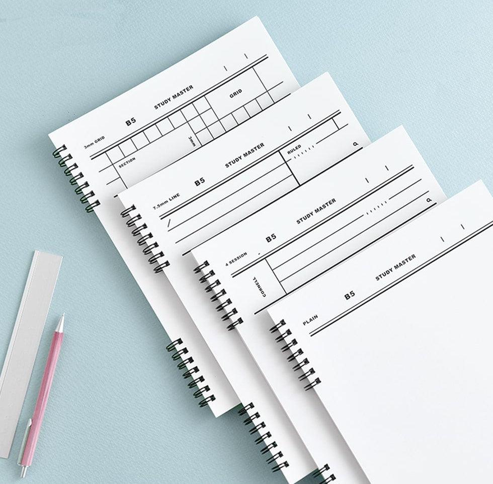 System Notebook ver. Grid, Line, Cornell [4types] – dubudumo