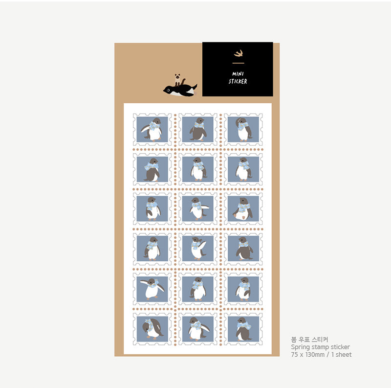 Seal Sticker [Penguin Stamp] – dubudumo