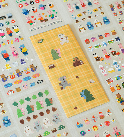 Diary Removable Seal Sticker Pack | 8sheets – dubudumo