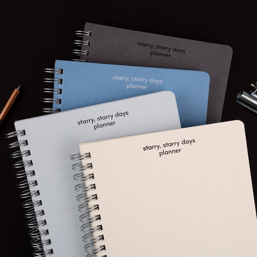 Starry, Starry Days Daily Planner [4colors] | Daily Scheduler – dubudumo