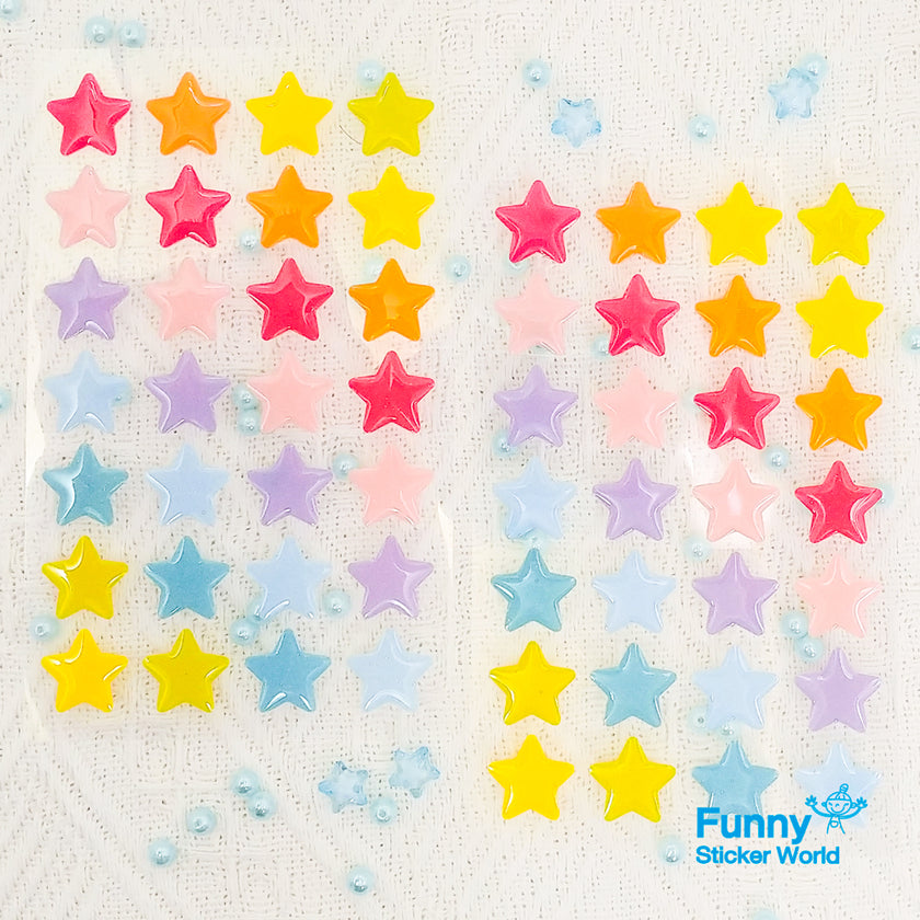 T916 Star Epoxy Deco Sticker – dubudumo