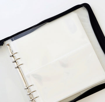A5 WIDE 6ring Glitter Binder Cover [4colors] – dubudumo