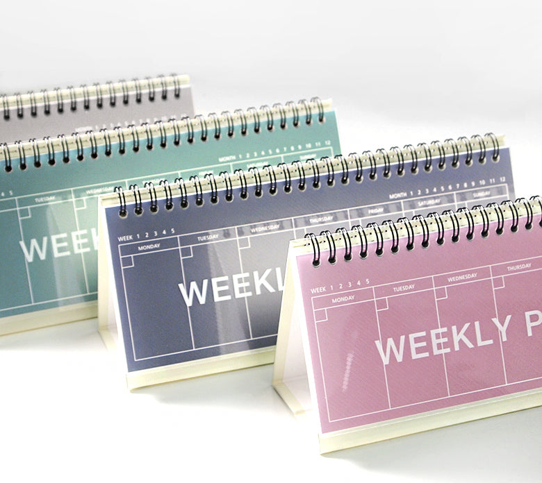 Color Standing Weekly Planner [4colors] – dubudumo