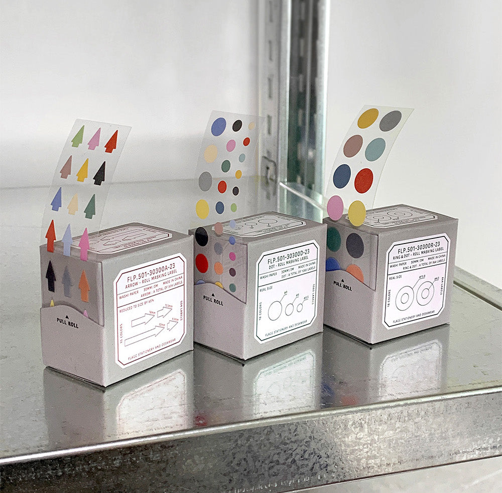 Roll Masking Labels Sticker [3types] – dubudumo