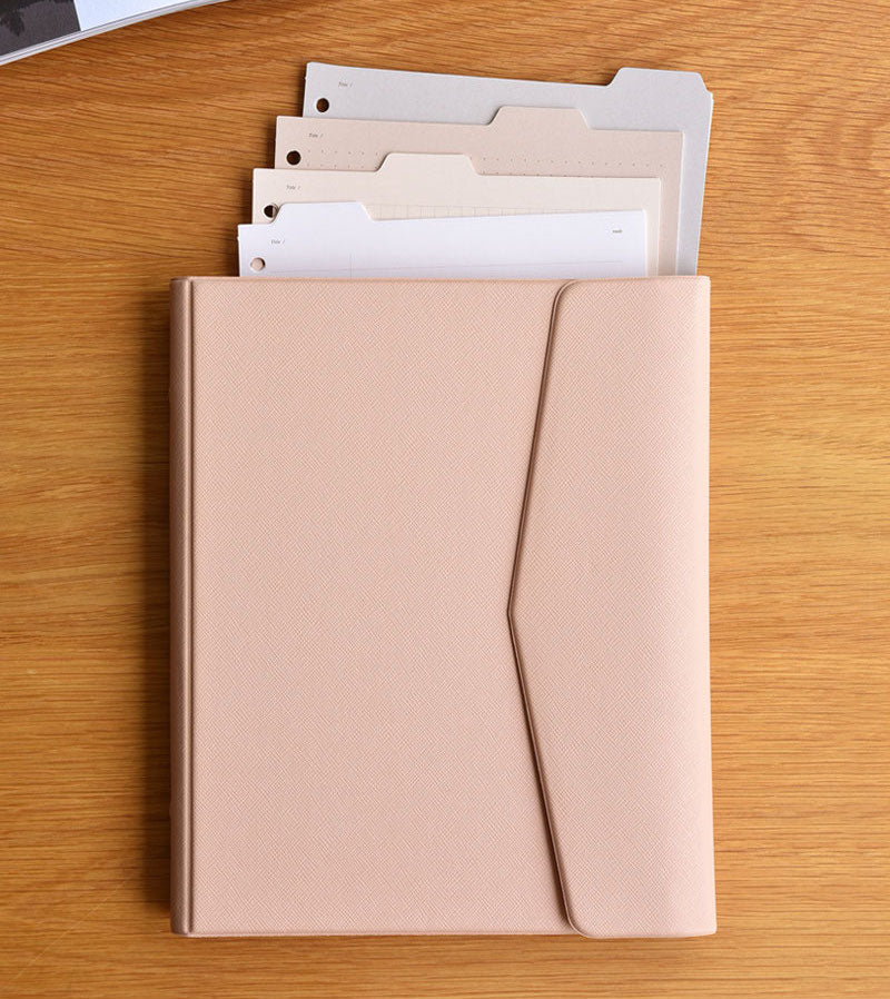 A5 Classy Gentle Binder [6colors] | A5 20 Hole Cover – dubudumo