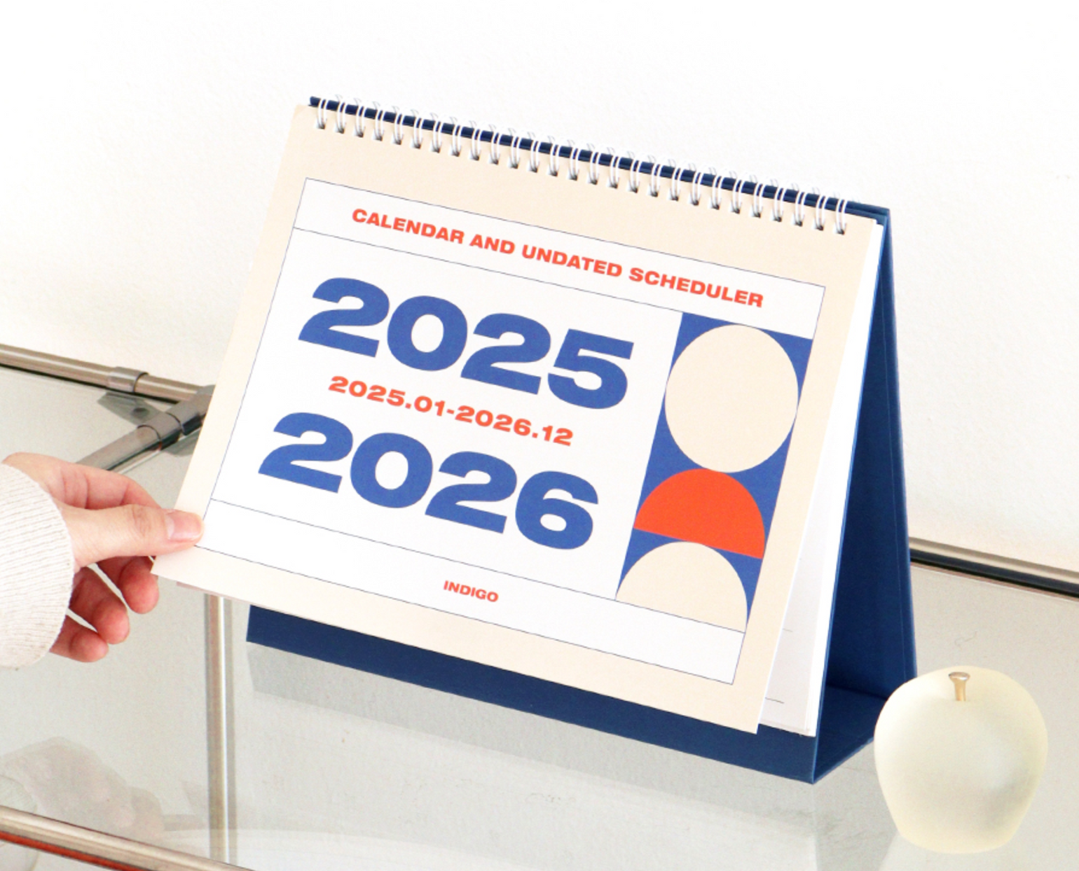 2025-2026 Desk Calendar + Undated Scheduler – dubudumo
