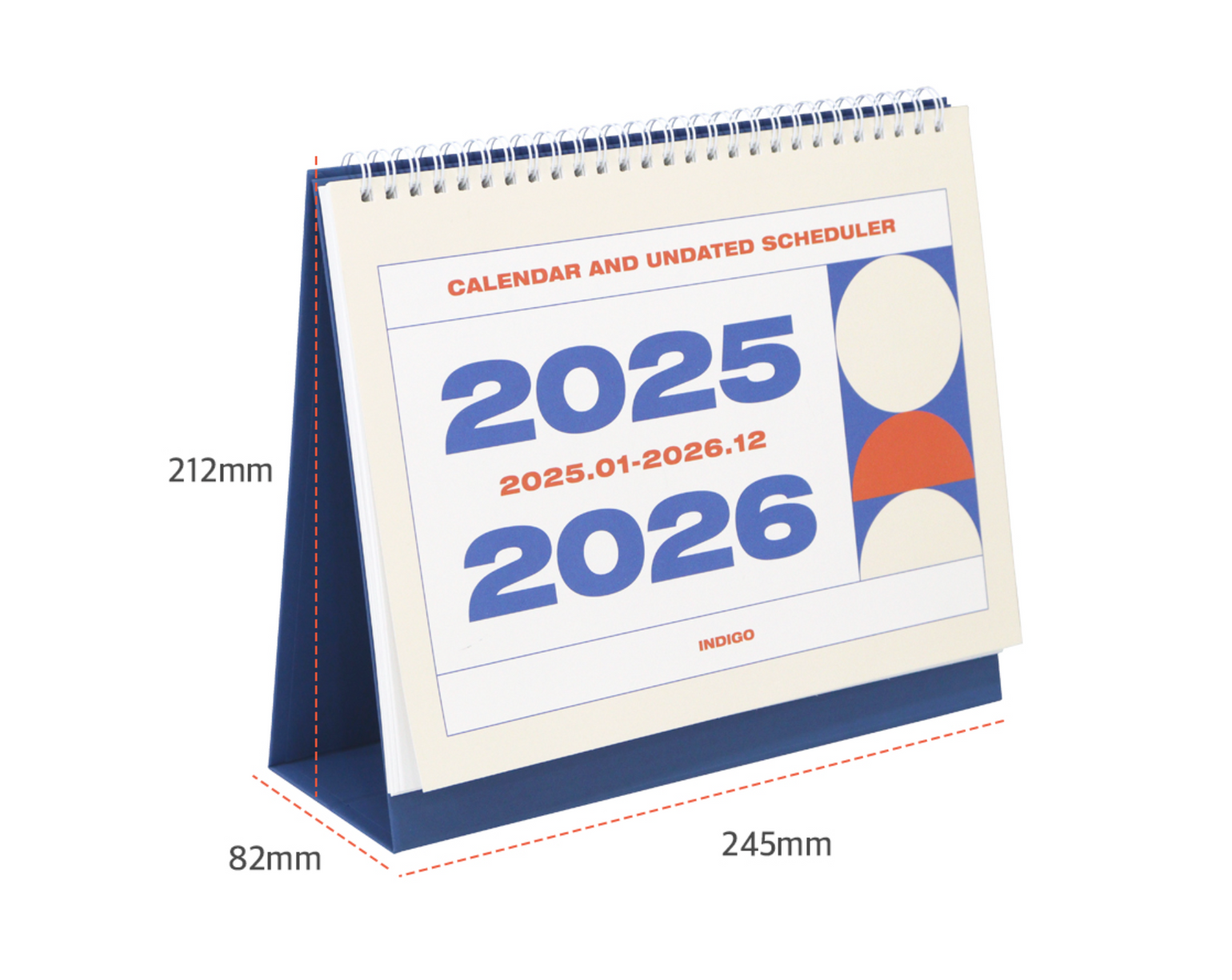 2025-2026 Desk Calendar + Undated Scheduler – dubudumo