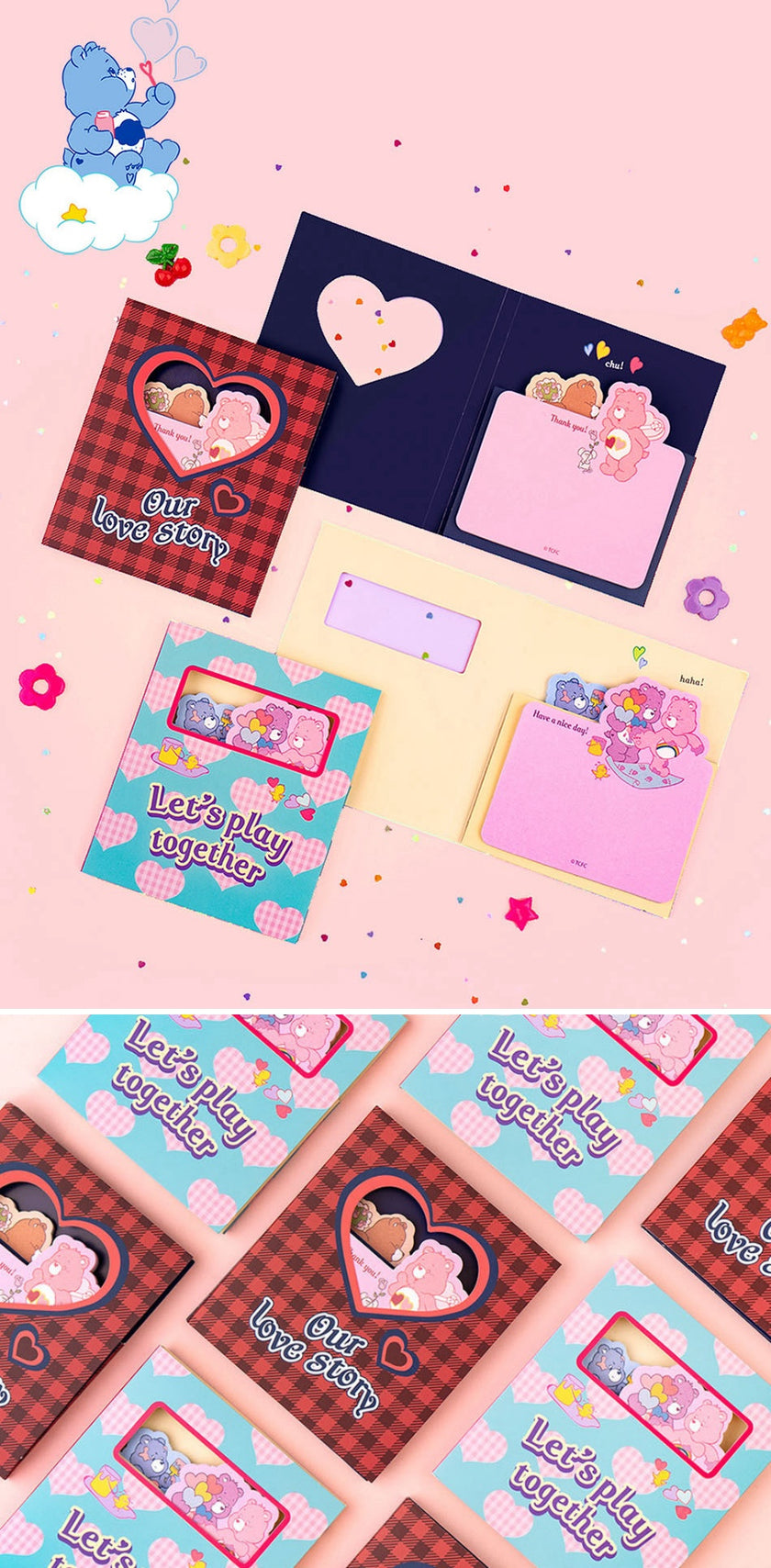 Care Bear Sticky Memo Book [2types] – dubudumo