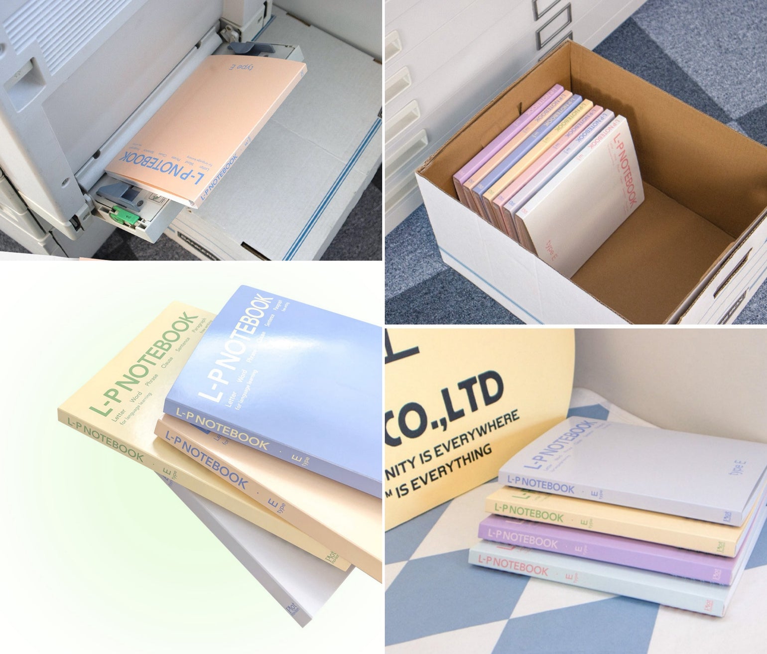 LP NOTEBOOK E Grid Line Cornell Collection [8types] – dubudumo