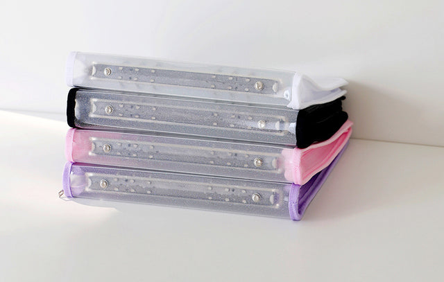A5 WIDE 6ring Glitter Binder Cover [4colors] – dubudumo