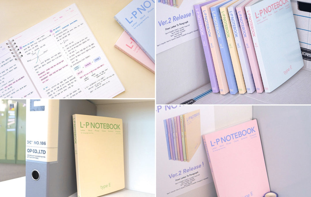 LP NOTEBOOK E Grid Line Cornell Collection [8types] – dubudumo