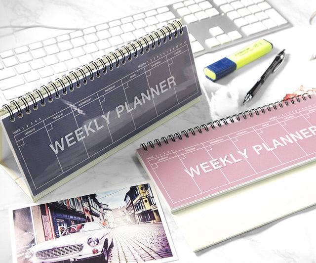 Color Standing Weekly Planner [4colors] – dubudumo