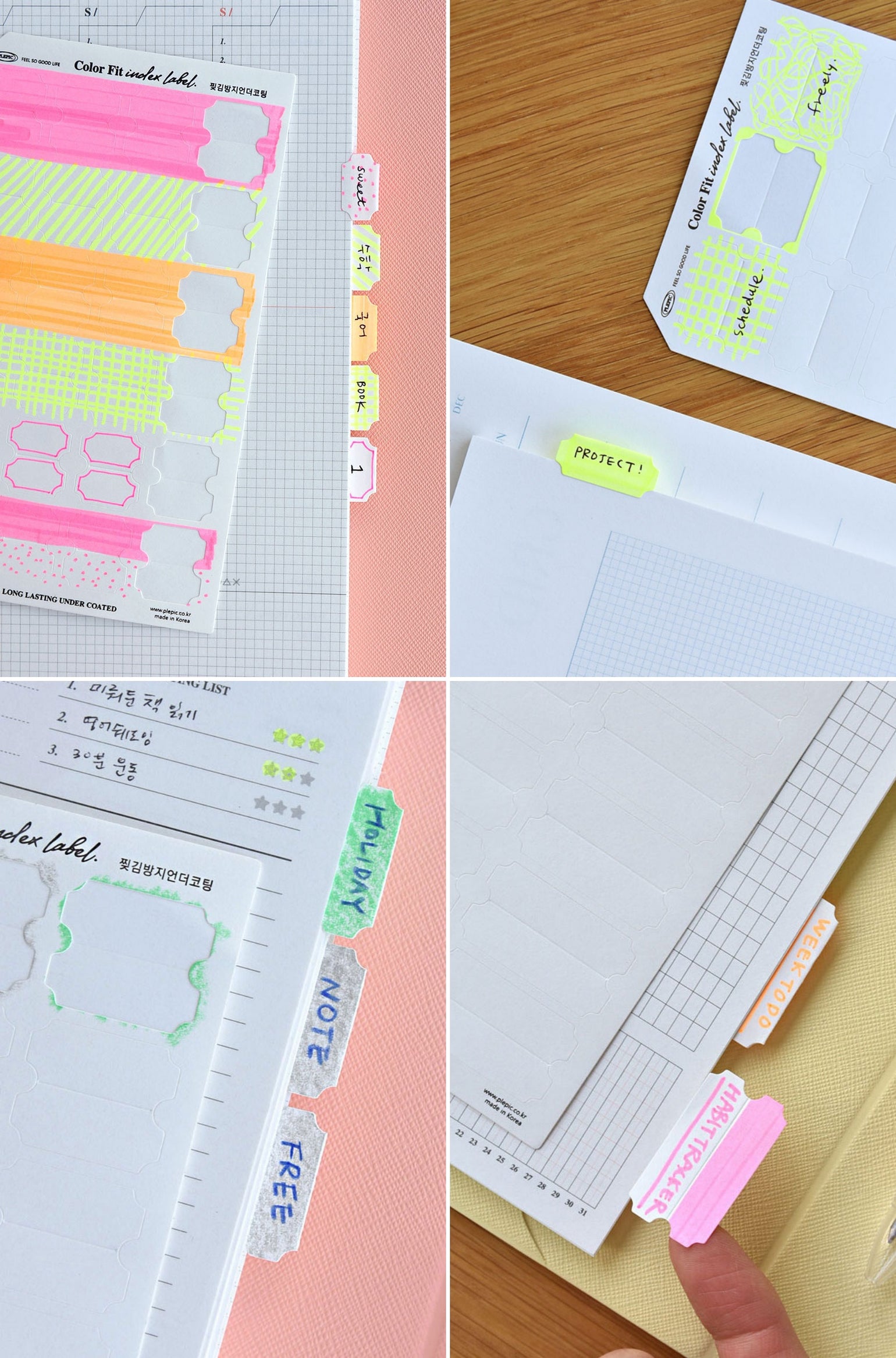 Color Fit Index Label Sticker [3types] – dubudumo