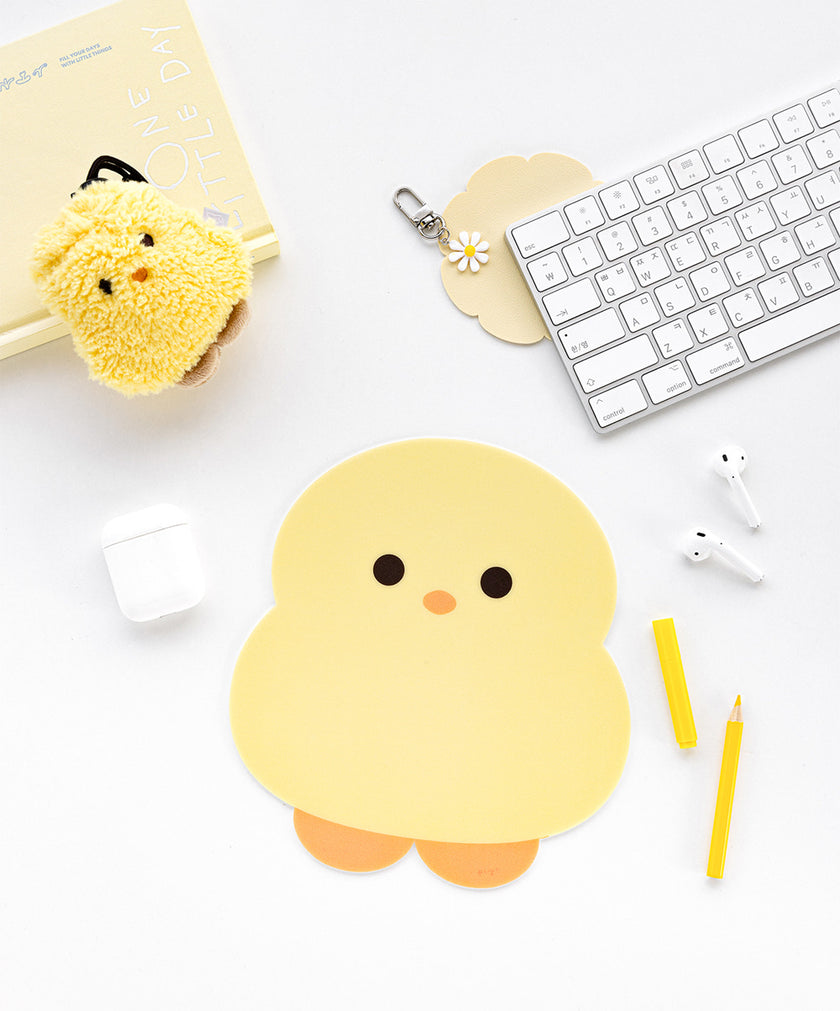 Piyo Mouse Pad [2types] | Bunny, Chick – dubudumo