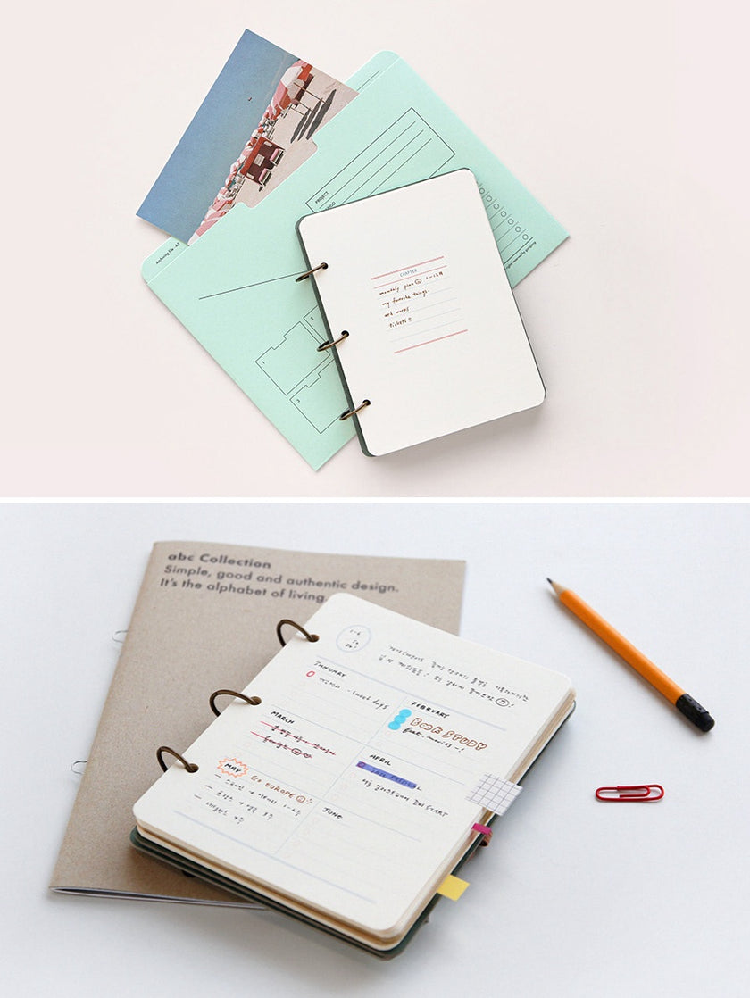 Open Book Monthly Diary ver.2 S [2colors] | Monthly Planner – dubudumo