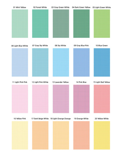 Mini Colored Memo Pad [20types] – dubudumo