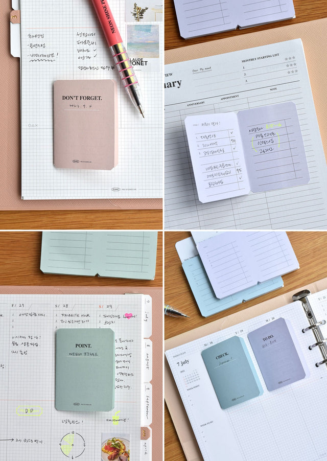 Thumbnail Sticky Memo Book [12types] | Foldable Sticky Notes – dubudumo