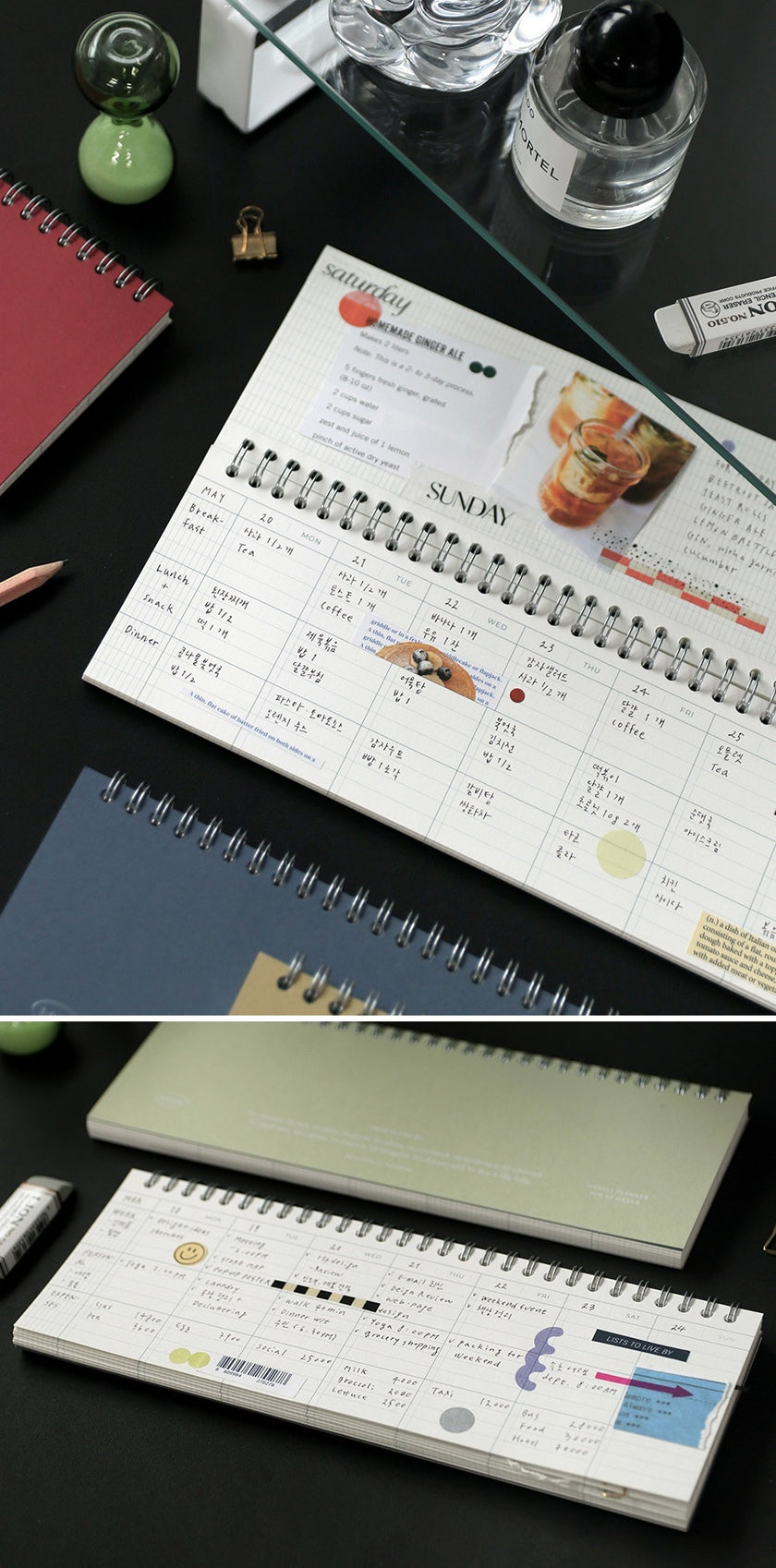 List to Live Buy _ 3 Row Weekly Planner [4types] – dubudumo