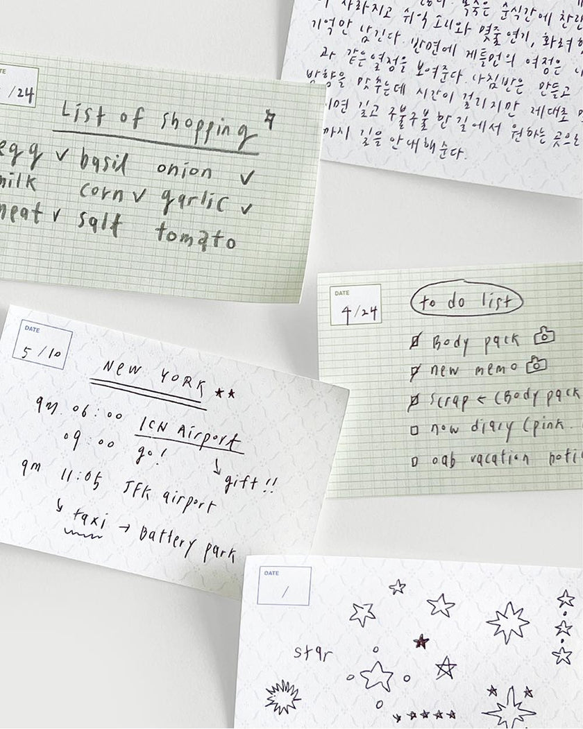 OAB Short Memo Pad v.2 [2types] – dubudumo