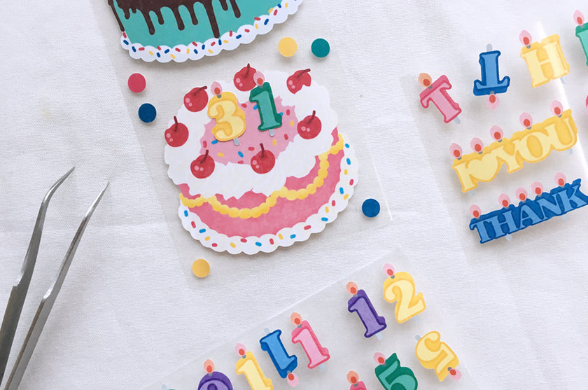 Big Cake Seal Sticker Set [2types] – dubudumo