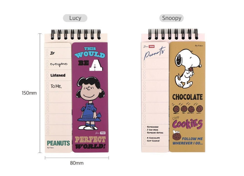 Peanuts Snoopy Vocabulary Notebook [2types] | Word Book – dubudumo