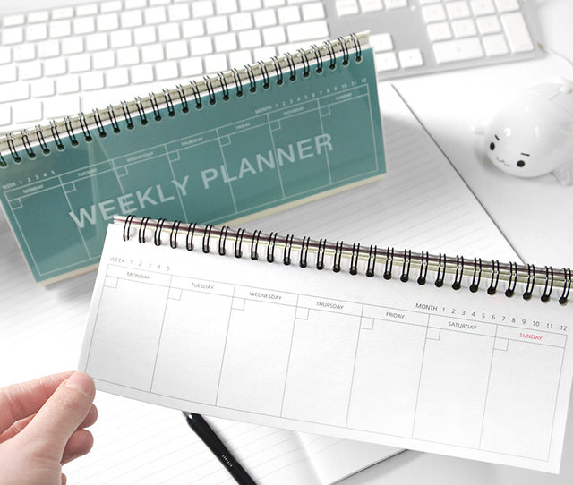 Color Standing Weekly Planner [4colors] – dubudumo
