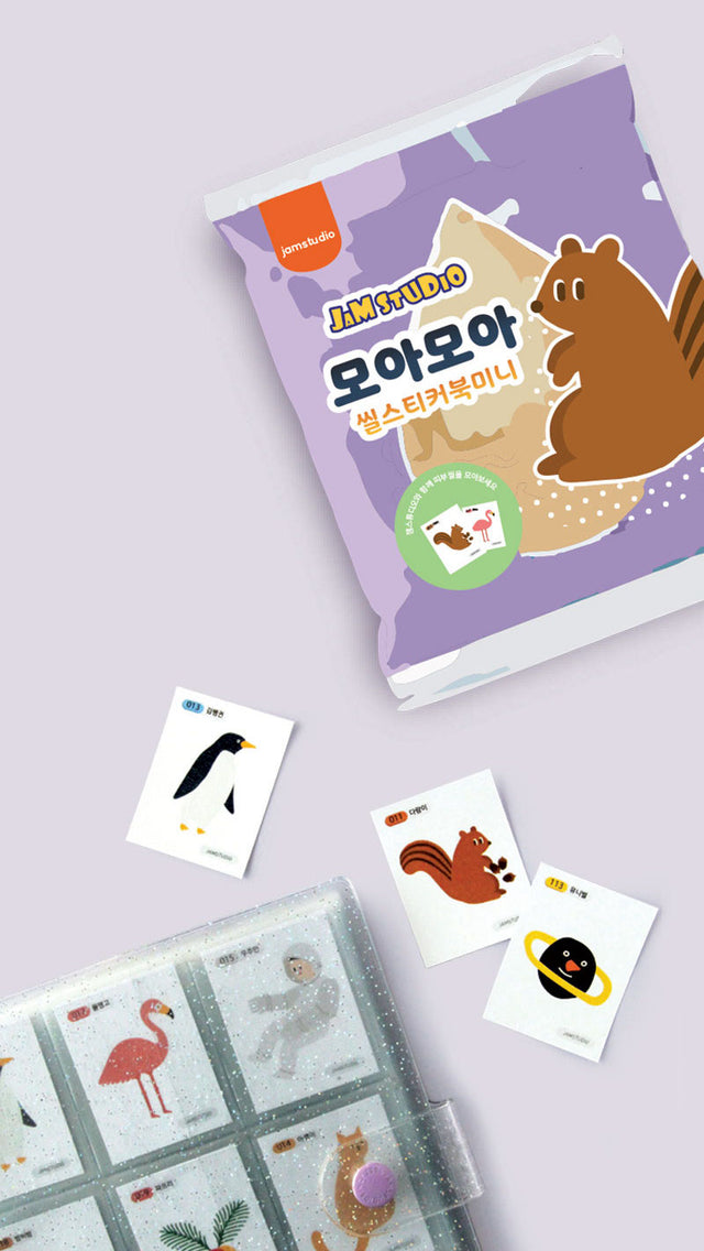 Jam Seal Sticker Book Mini [3colors] – dubudumo