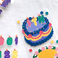 Big Cake Seal Sticker Set [2types] – dubudumo