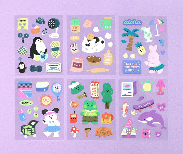 GGU GGU Sticker Pack ver.6 | 6sheets – dubudumo