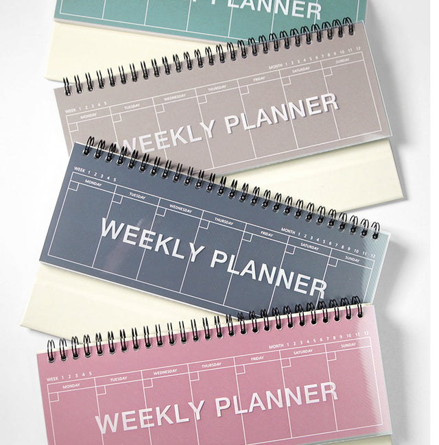 Color Standing Weekly Planner [4colors] – dubudumo