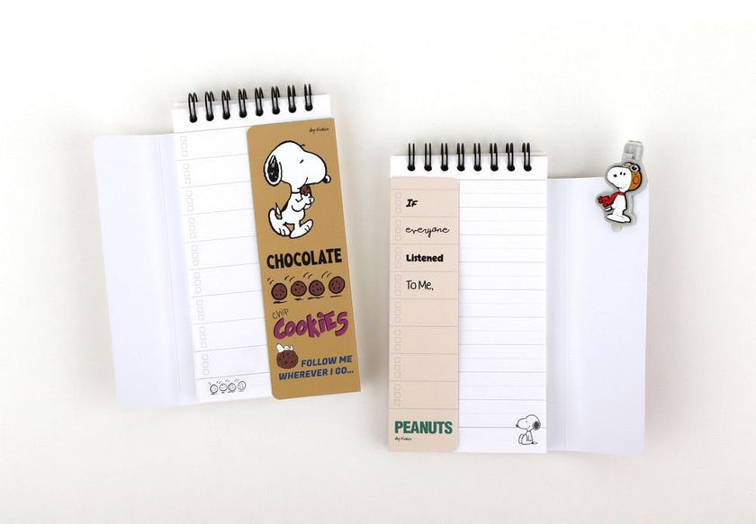 Peanuts Snoopy Vocabulary Notebook [2types] | Word Book – dubudumo