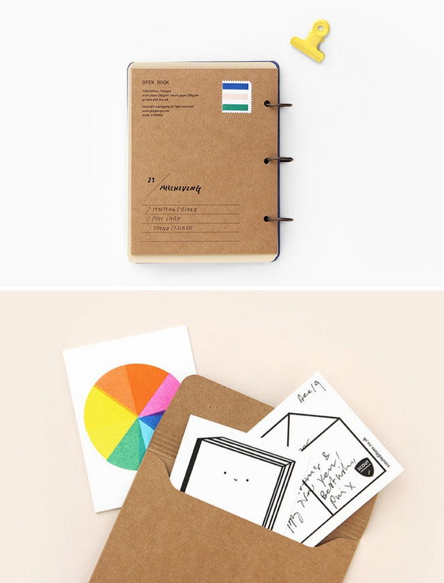 Open Book Monthly Diary ver.2 S [2colors] | Monthly Planner – dubudumo