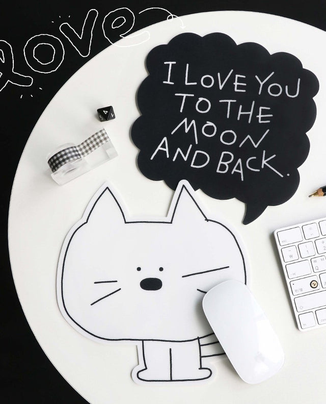 ICONIC Doodle Mouse Pad [4types] – dubudumo
