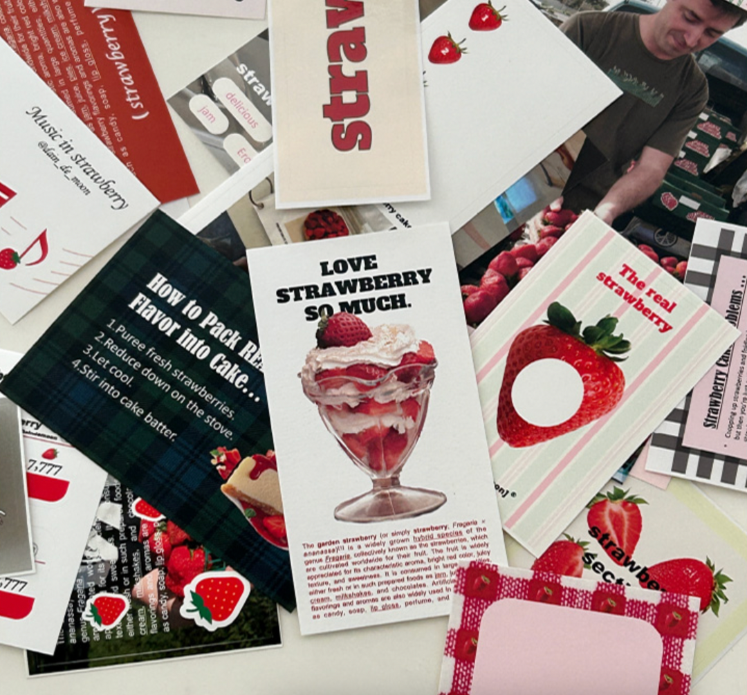 Strawberry Sticker Pack – dubudumo