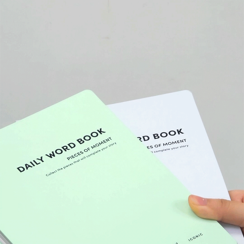 ICONIC Daily A5 Vocabulary Word Notebook [2colors] | Word Book – dubudumo
