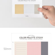 Color Palette Sticky Notes 30P [8types] – dubudumo