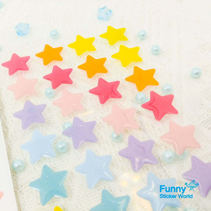 T916 Star Epoxy Deco Sticker – dubudumo