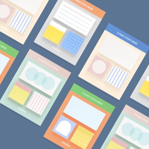 3 Point Sticky Notes v.1 [4types] – dubudumo