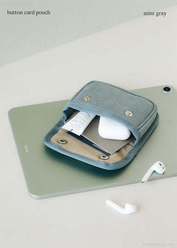 Button Card Pouch [5colors] – dubudumo